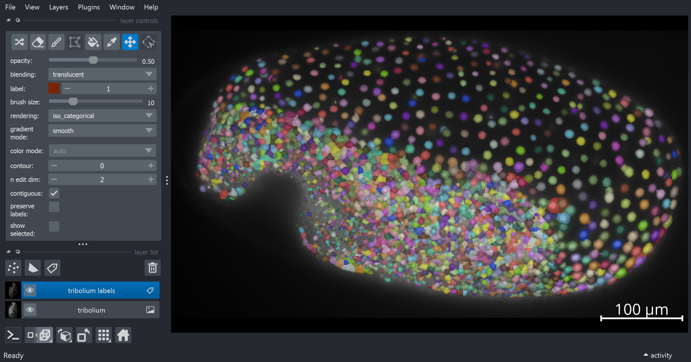 napari: a fast, interactive viewer for multi-dimensional images in ... napari: a fast, interactive viewer for multi-dimensional images in ...